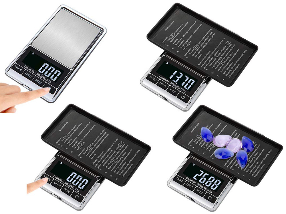 Waga jubilerska elektroniczna precyzyjna 500g/0,01 | Wagi \ Jubilerskie | verk.sklep.pl