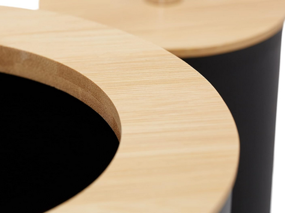 Zestaw łazienkowy szczotka do łazienki wc dozownik kosz czarny komplet 6w1 | Łazienka ...